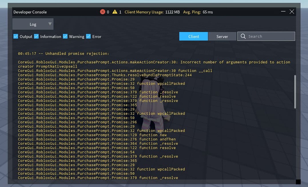 PromptBundlePurchase breaks MarketplaceService if you don't have enough Robux - Engine Bugs ...