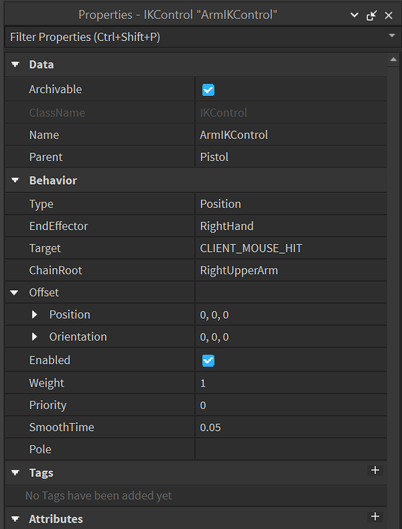 IKControl is unconsistent with different Roblox packages - Art Design Support - Developer Forum ...