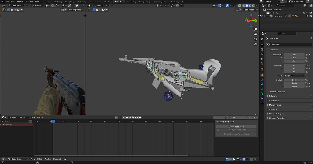 Problem with importing fps Armature with animation from blender to roblox - Art Design Support ...