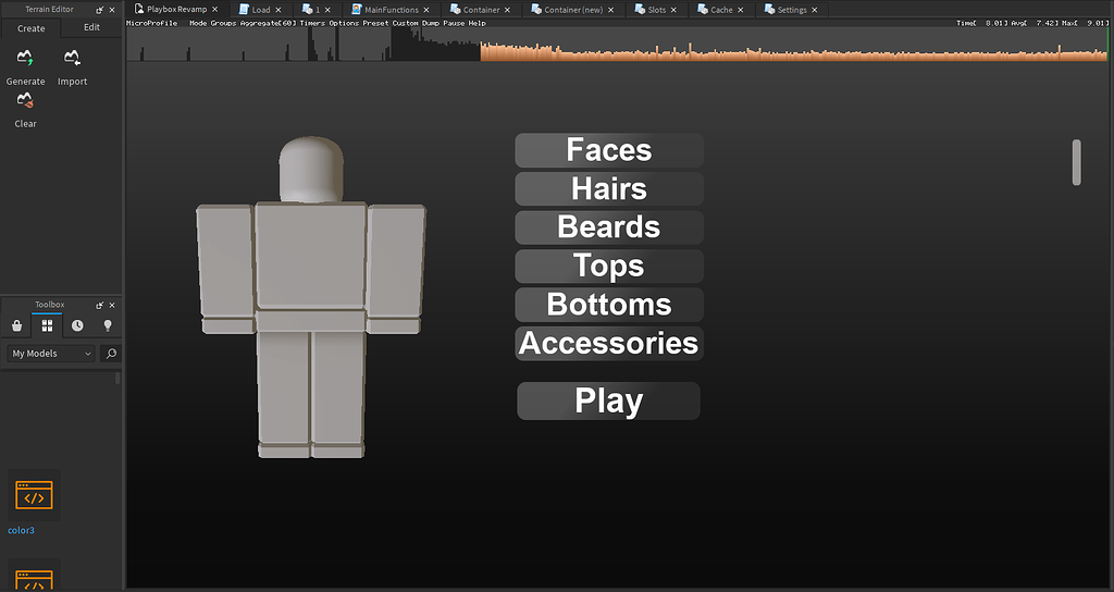 Unable to Permanently close the Micro Profiler, Terrain Editior and Toolbox - Platform Usage ...