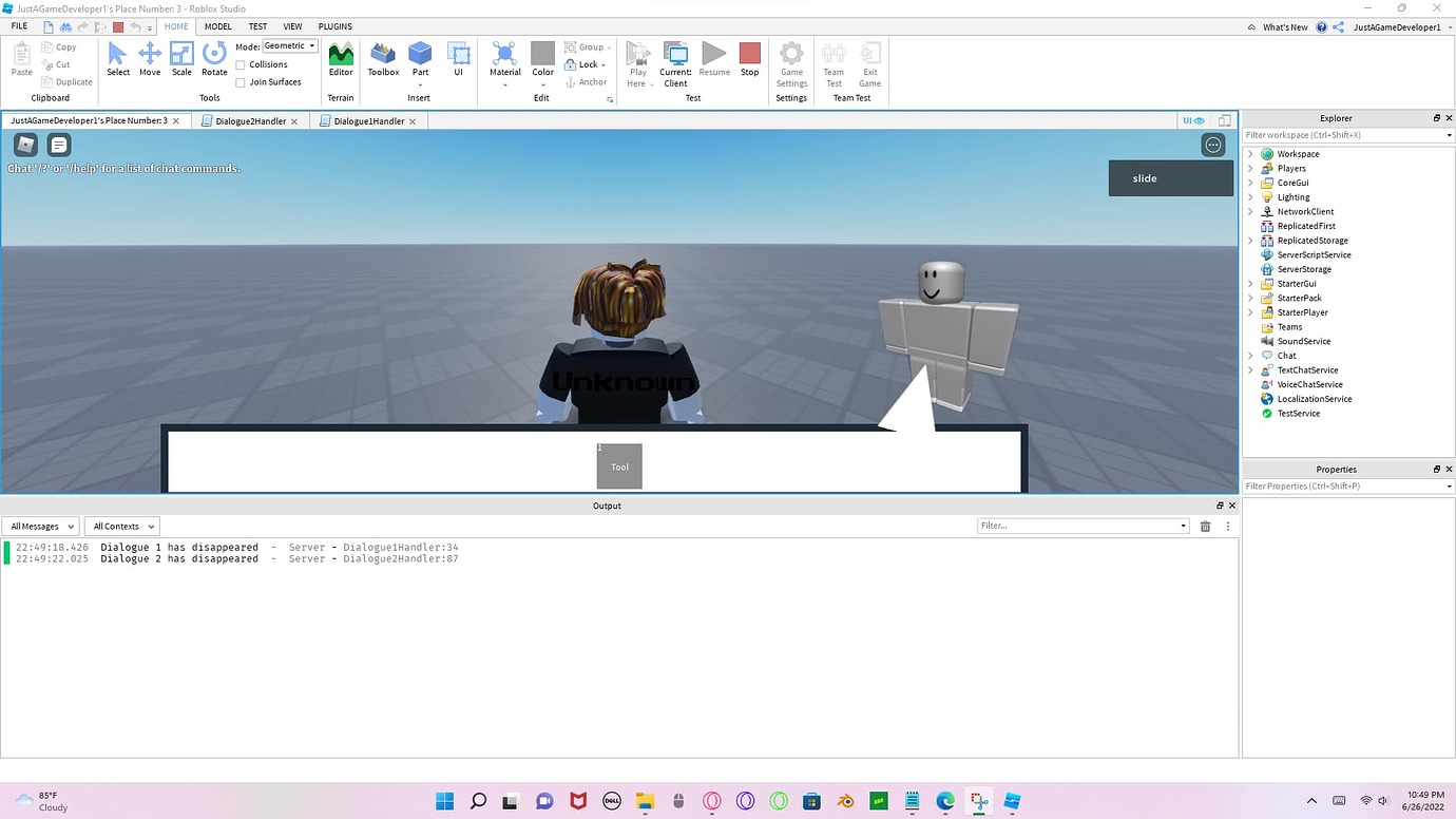 My script wont run in play mode but runs in run mode - Scripting Support - Developer Forum | Roblox