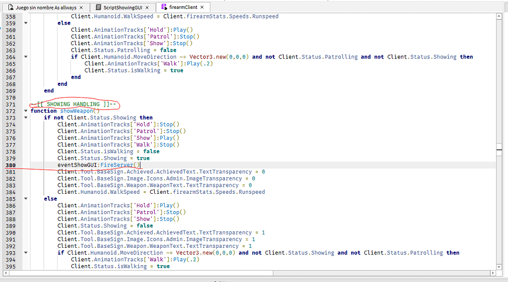 Attempt To Index Nil With Fireserver Scripting Support Developer Forum Roblox