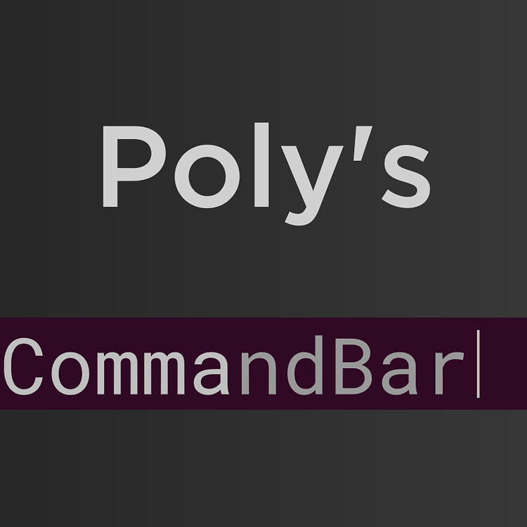 Polys Commandbar Admin Command System With Autofill And Bookmarks Community Resources