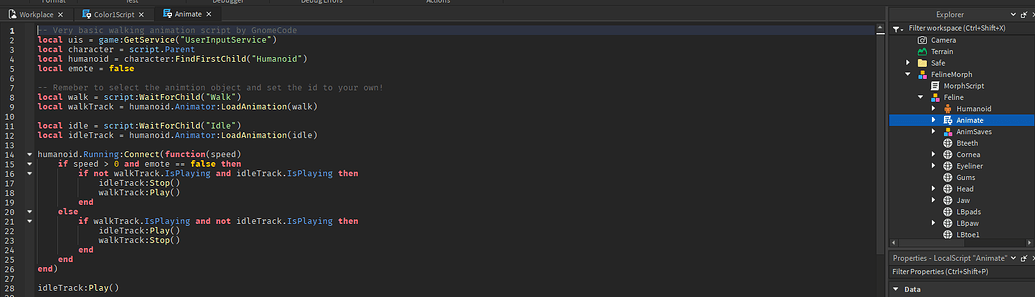 Character Customization - Color Individual Parts? - Scripting Support - Developer Forum | Roblox