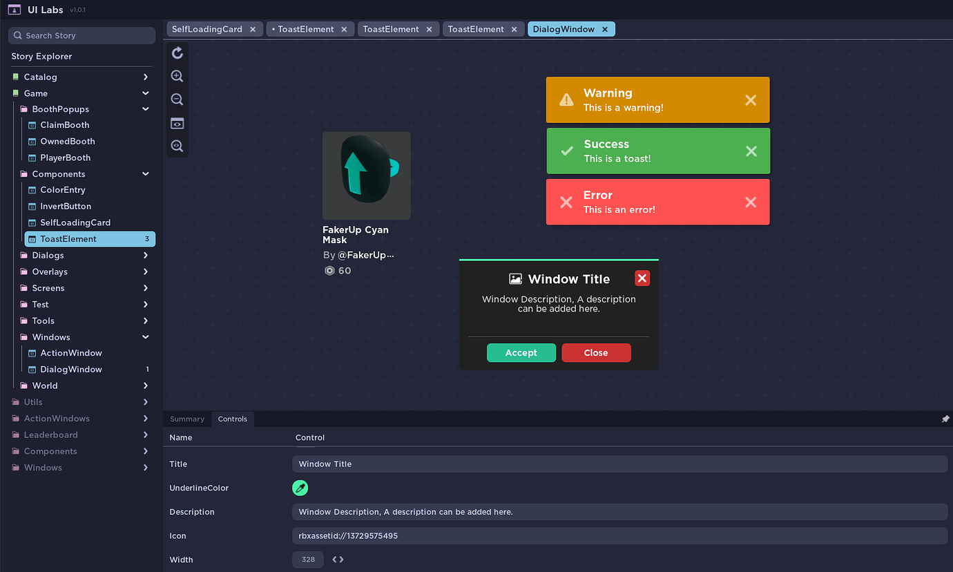 UI Labs - Modern Storybook Plugin for Roblox - Community Resources ...