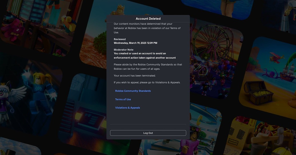 Wrongly banned - creating or using an account to avoid an enforcement ...