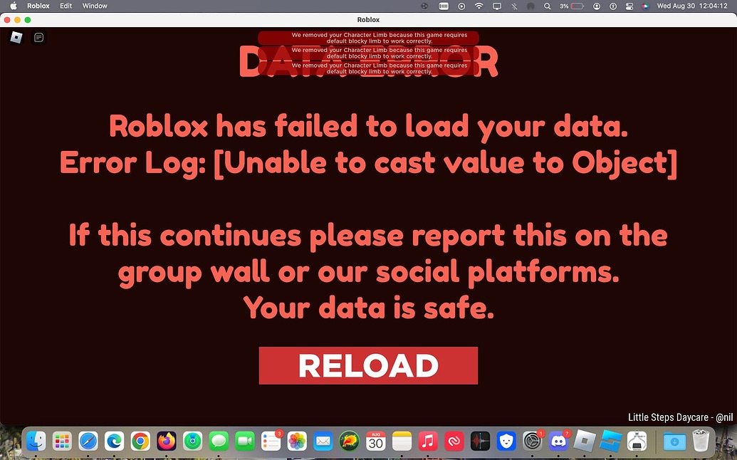 Roblox Datastores Using Pcall Keep Returning Unable To Cast Value To Object Scripting