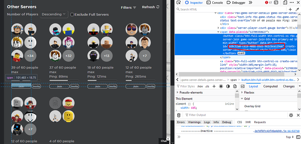 How to get JobId from server list? - Scripting Support - Developer Forum | Roblox