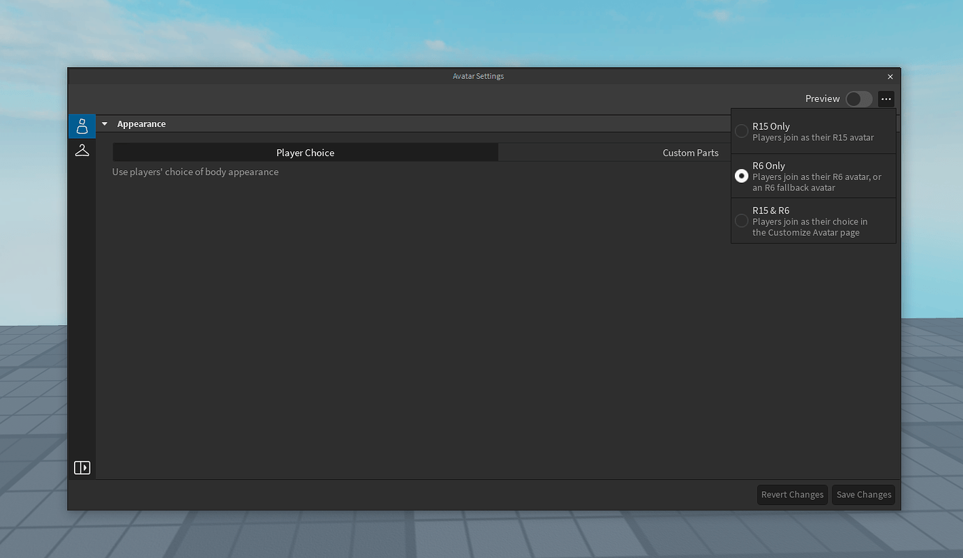 How do i make my game r6 - Platform Usage Support - Developer Forum | Roblox