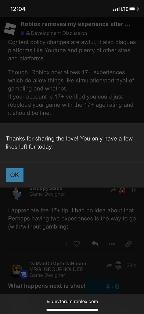 Devforum Website Messages Platform Usage Support Developer Forum Roblox