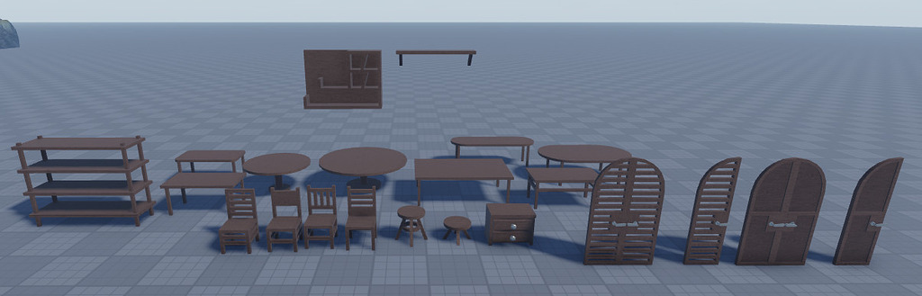 Simple Wooden Furniture Pack + Vase Pack - Community Resources ...