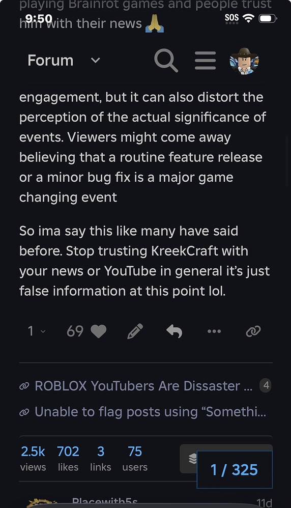 Haven’t received a good topic badge even though my post has 69 likes ...