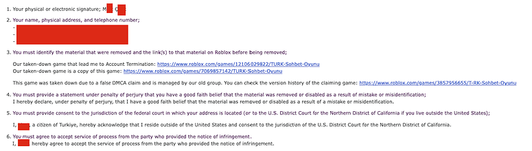 Account Terminated, false DMCA - Platform Usage Support - Developer ...