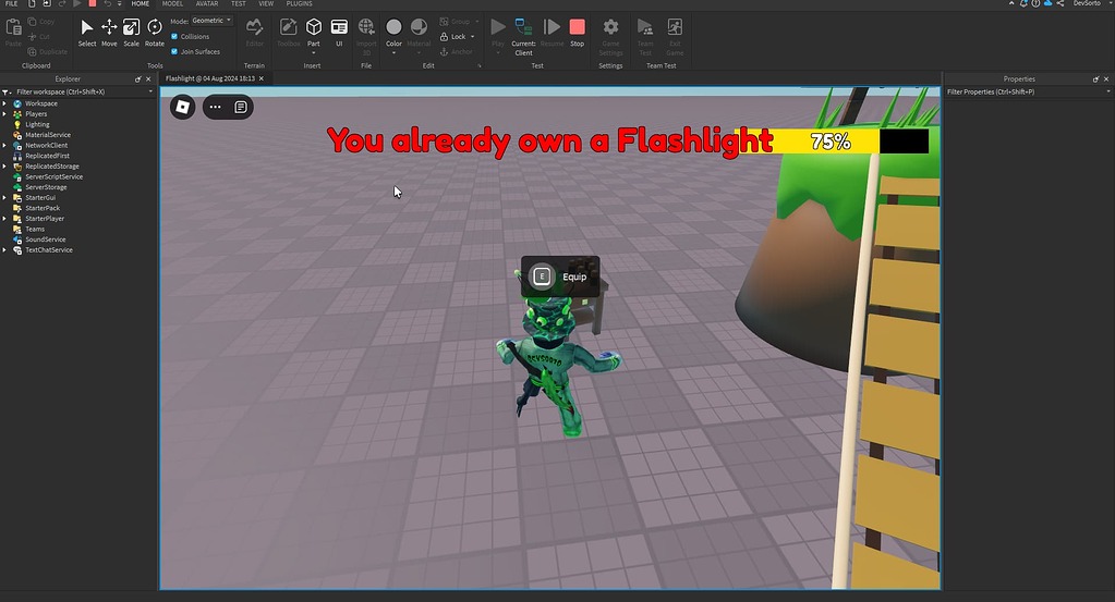 Tools not showing up in the HOTBAR! ROBLOX BUG? - Scripting Support - Developer Forum | Roblox