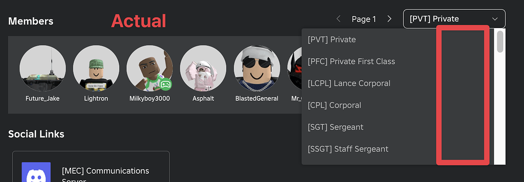 Roblox group role count totals missing - Platform Usage Support ...