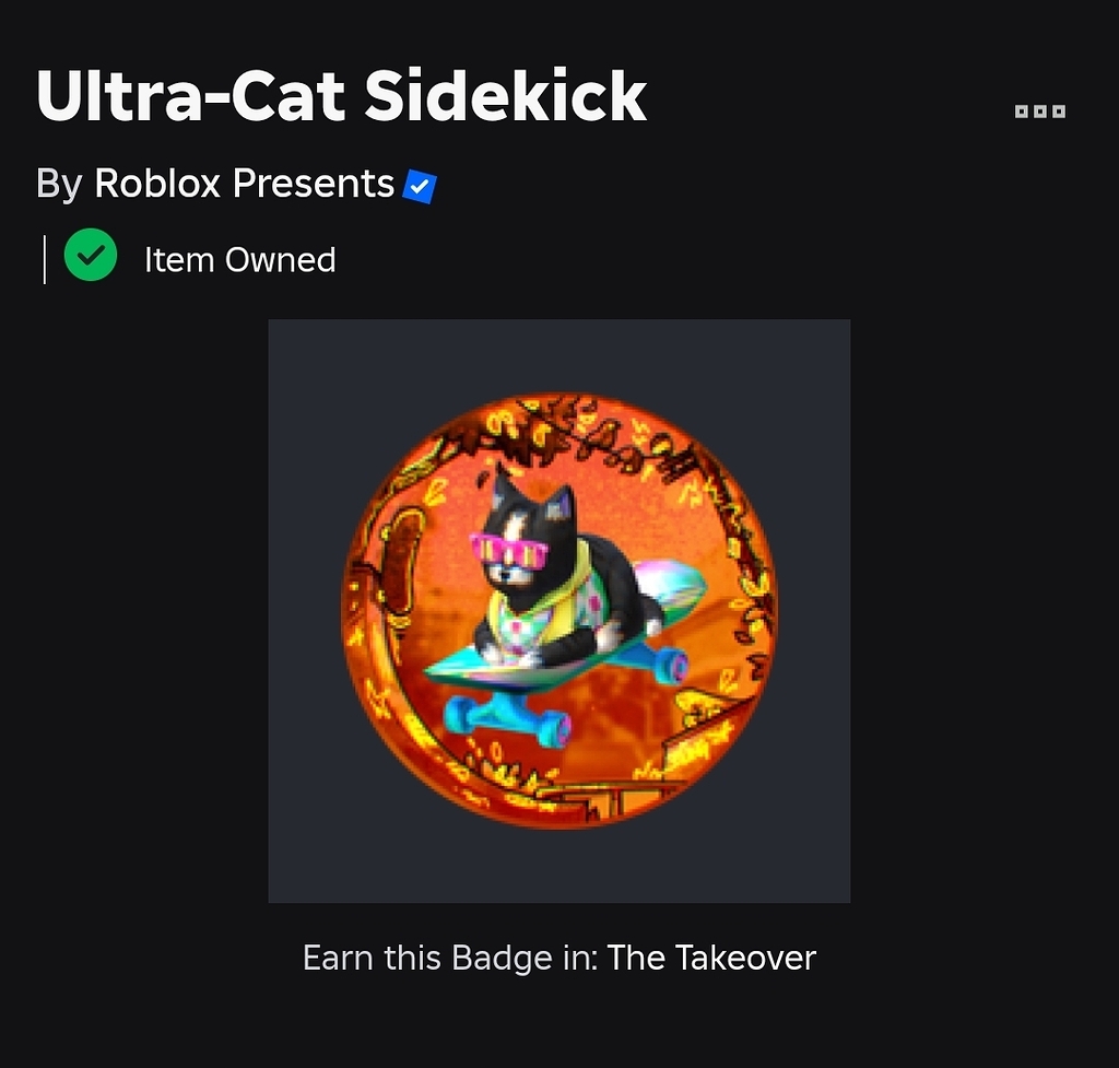 Ultra-Cat Sidekick Wasnt Uploaded [The Takeover] - Catalog Asset Bugs ...