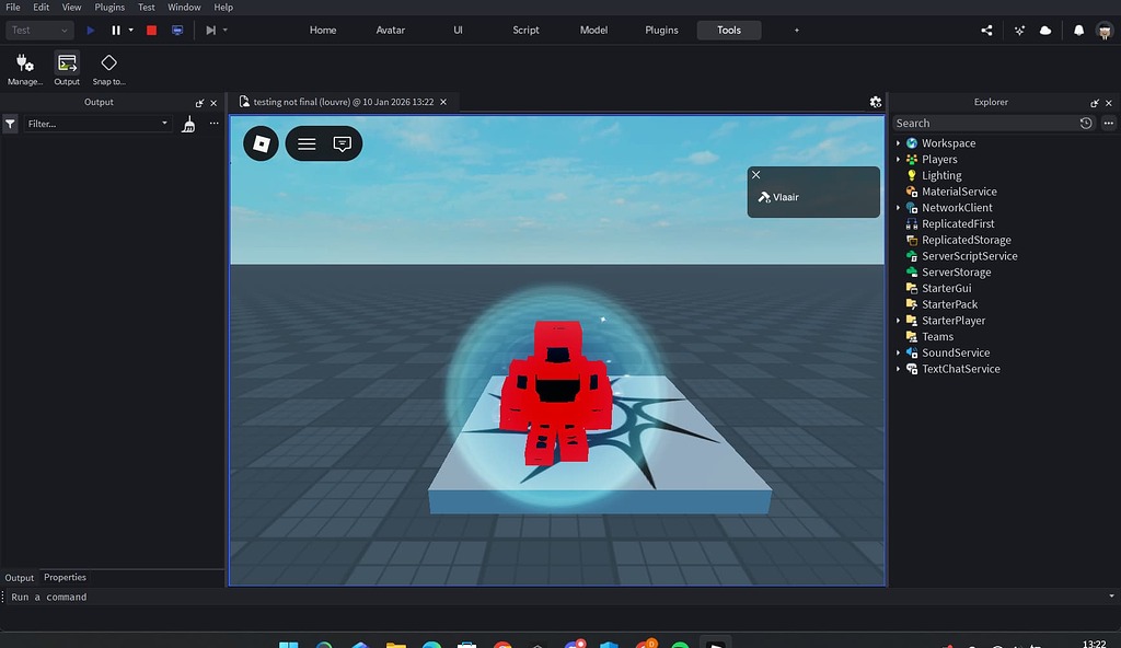 Avatar has a random red outline when playtesting in any game - Platform ...