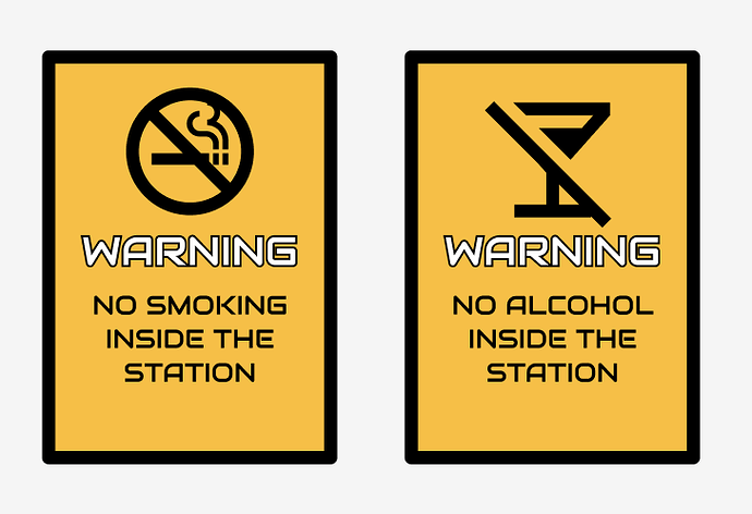Are No Smoking and No Alcohol signs allowed? - Game Design Support ...