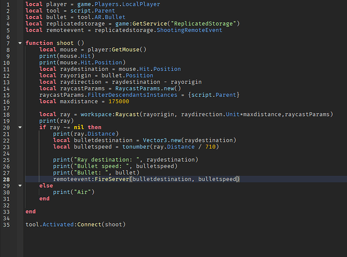 RemoteEvent turns parameters into nil - Scripting Support - Developer ...