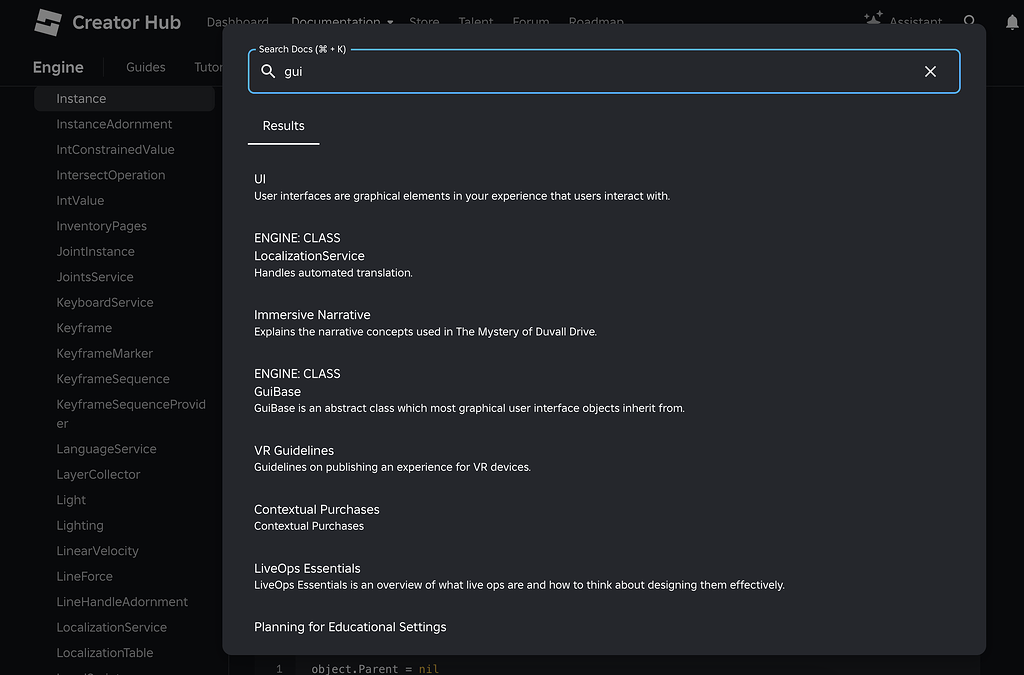 Cannot limit search to API reference docs - Documentation Issues ...