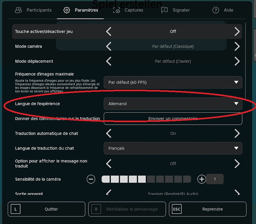 How to get the player language (experience language) - Scripting ...