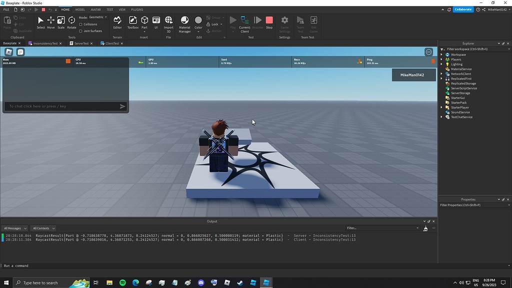 Same raycast gives a slightly different answer depending on if it's done on the client or server ...