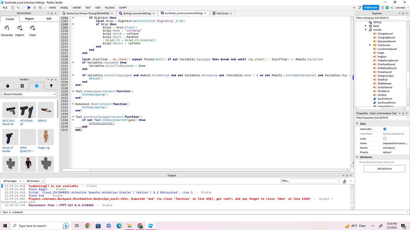 Weird Scripting Error, please help! - Scripting Support - Developer ...