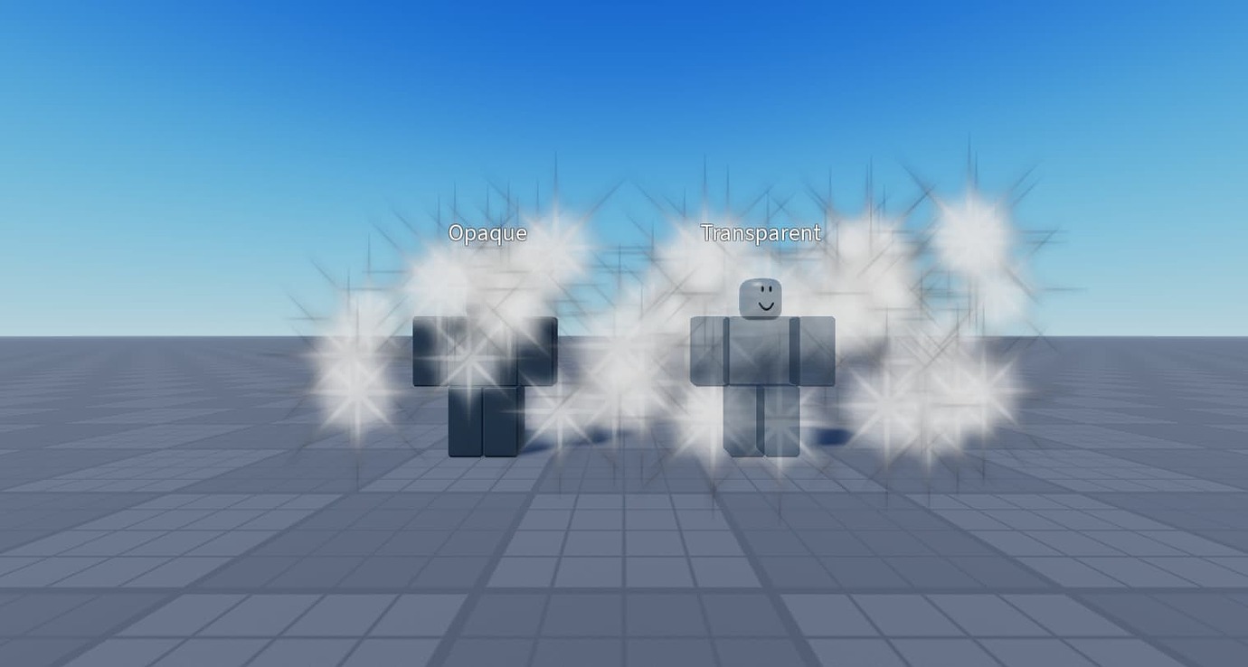 Transparent Parts in Humanoids overlay UI, Particle, Textures, etc ...