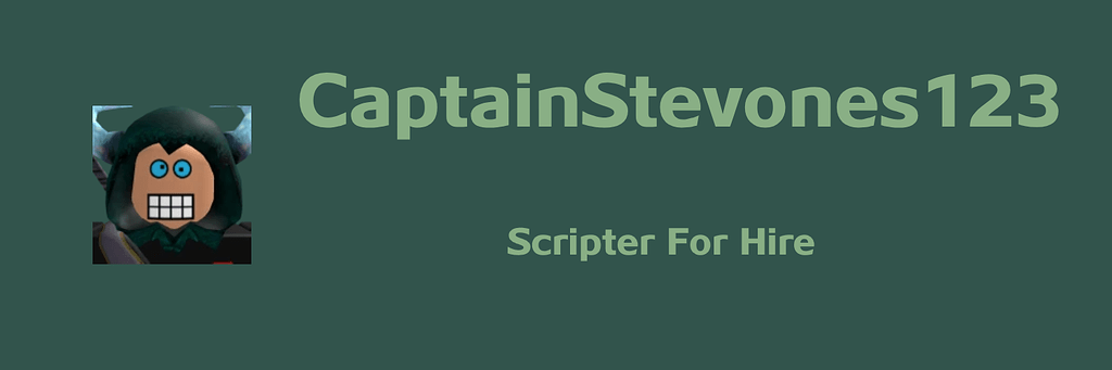 CaptainStevones123's Scripting Portfolio - Portfolios - Developer Forum ...