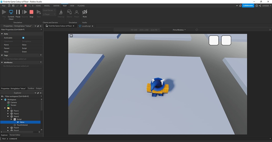 Unable to change the part colour by string value - Scripting Support - Developer Forum | Roblox