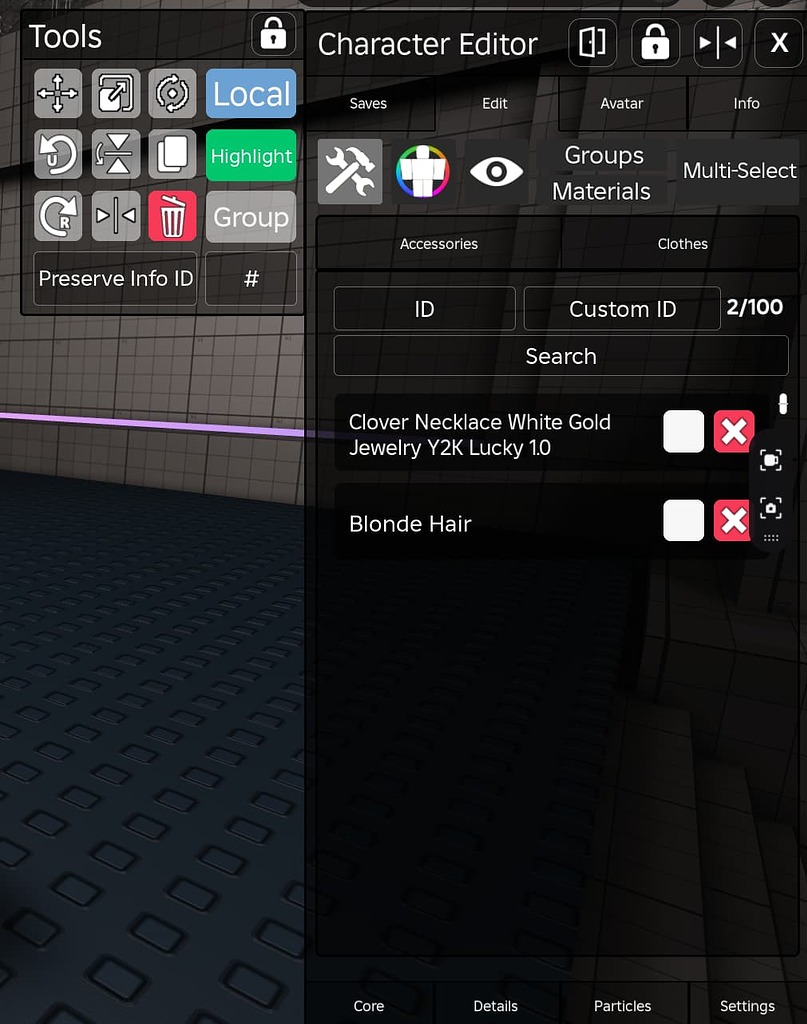 Advance Avatar/Morph Creator menu - Art Design Support - Developer ...