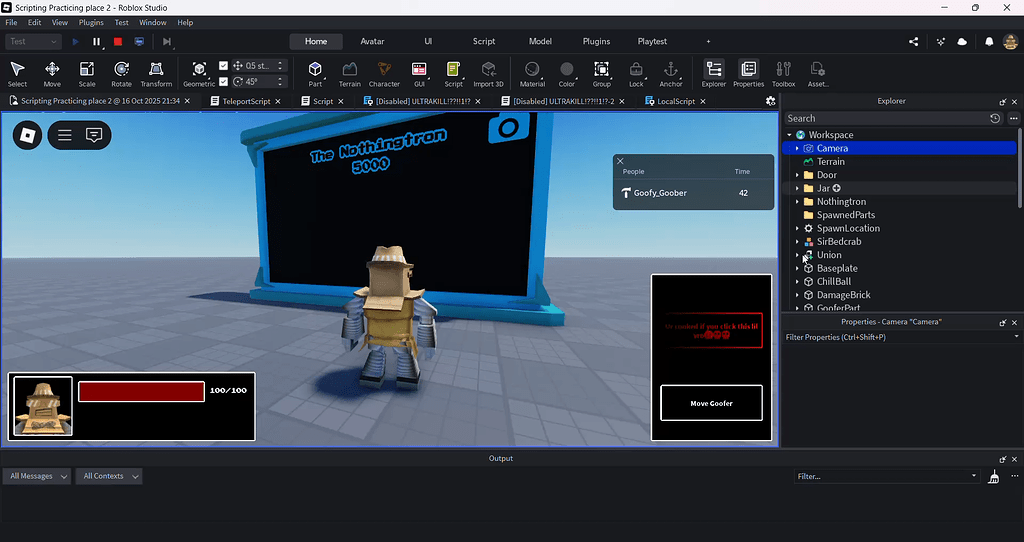 Camera acting weird on Y axis - Scripting Support - Developer Forum | Roblox