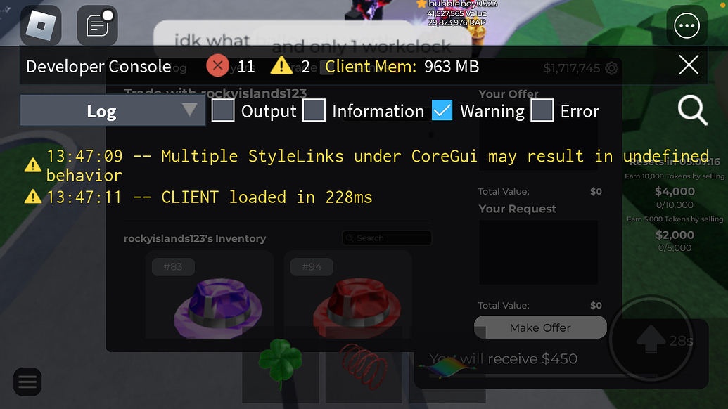 StyleLink Glitch - Scripting Support - Developer Forum | Roblox
