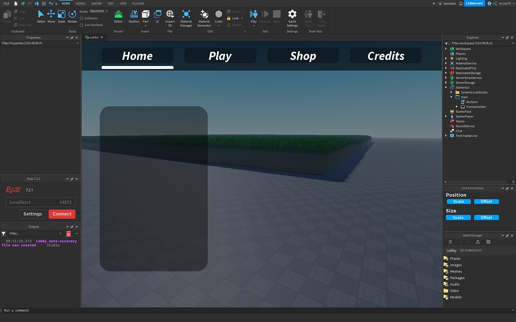 Having Issues fitting the GUI to all devices properly - Art Design ...