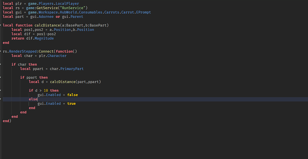 How can I make a billboard gui only appear at a certain distance - Art Design Support ...