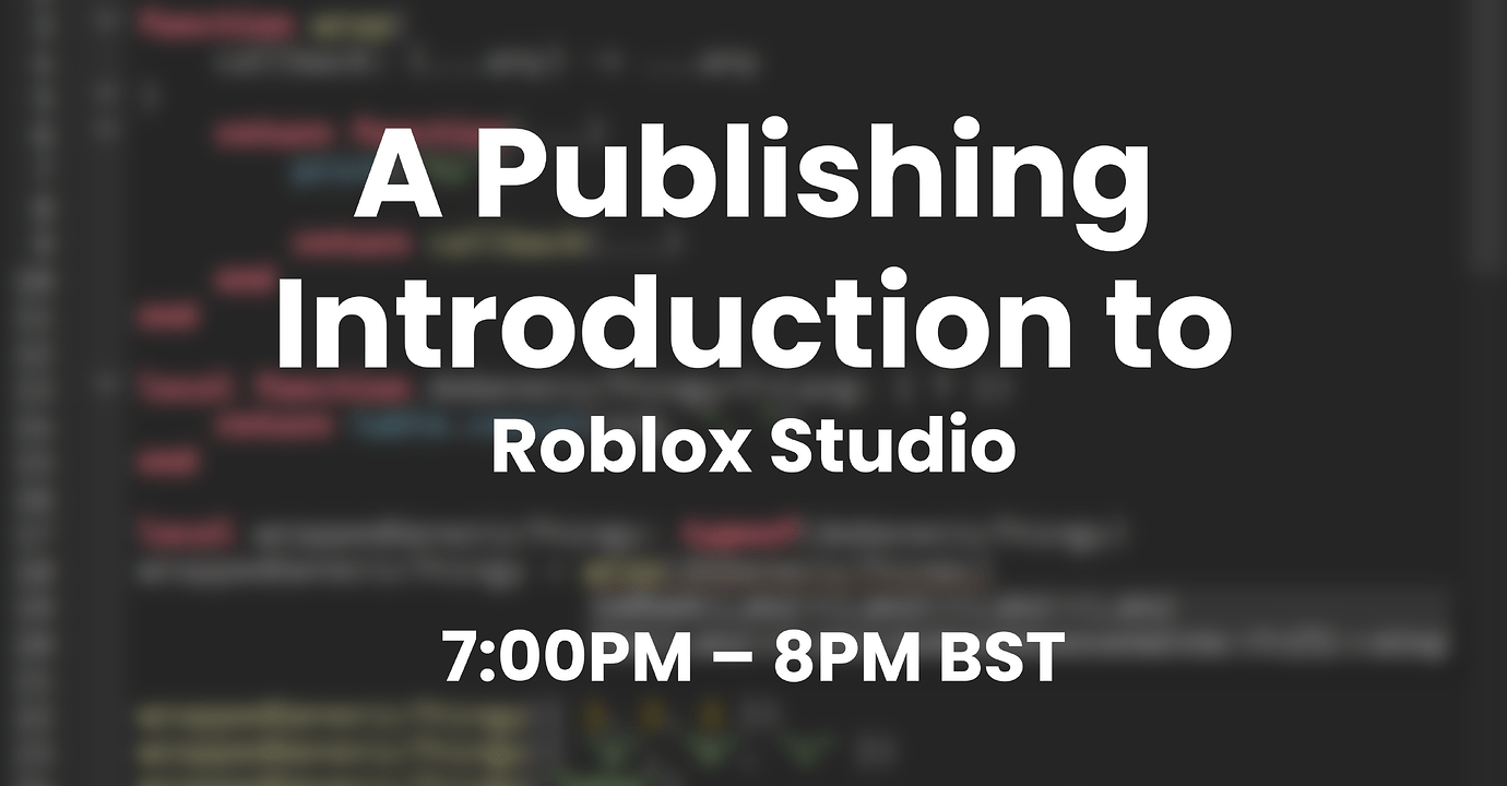 A Publishing Introduction to Roblox Studio - Community Events - Developer Forum | Roblox