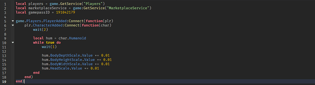 Scripting a gamepass to change a time interval - Scripting Support - Developer Forum | Roblox