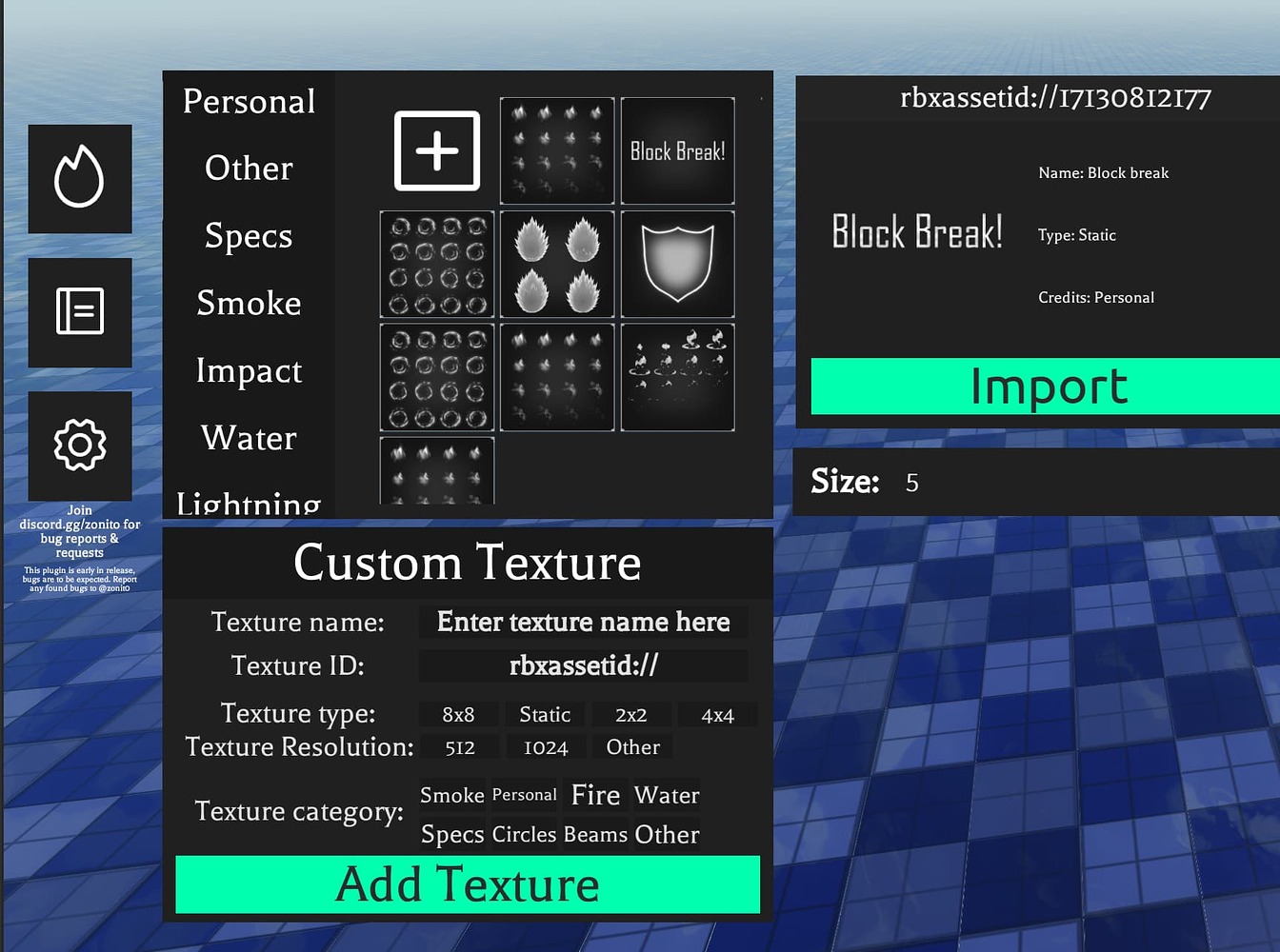 ZonitoVisuals | A Flipbook Previewer & Particle Library Plugin ...
