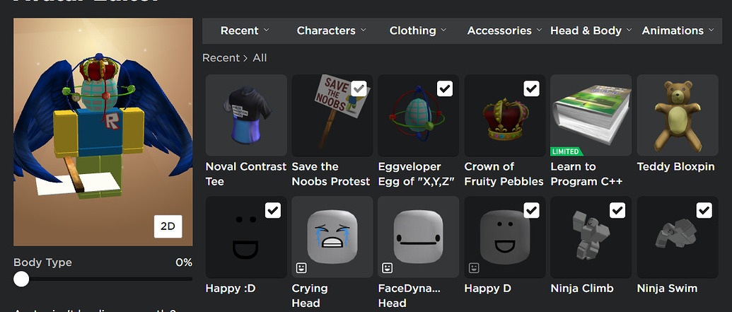 3D Avatar preview on the website doesn't display your pose with any ...