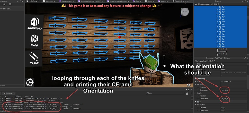 Help With Cframe Scripting Support Developer Forum Roblox