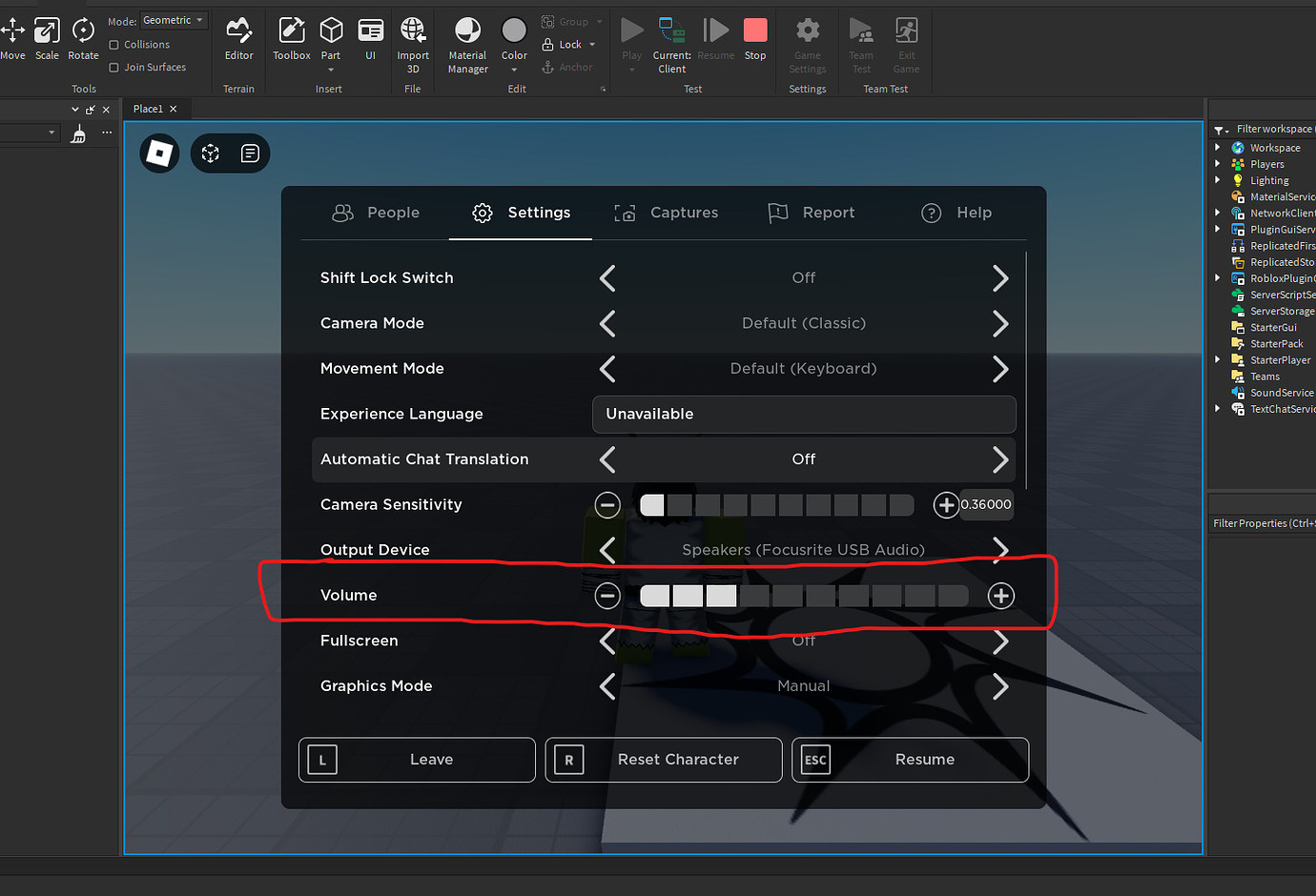 Play solo volume updates studio volume value, but change does not take ...