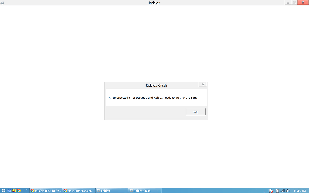 Roblox crashed on windows 8.1 - Platform Usage Support - Developer Forum | Roblox