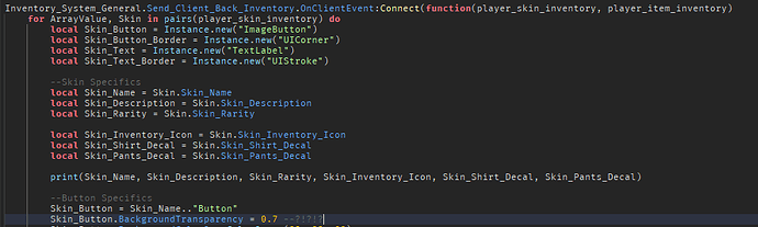 Background Transparency not being able to change - Scripting Support - Developer Forum | Roblox