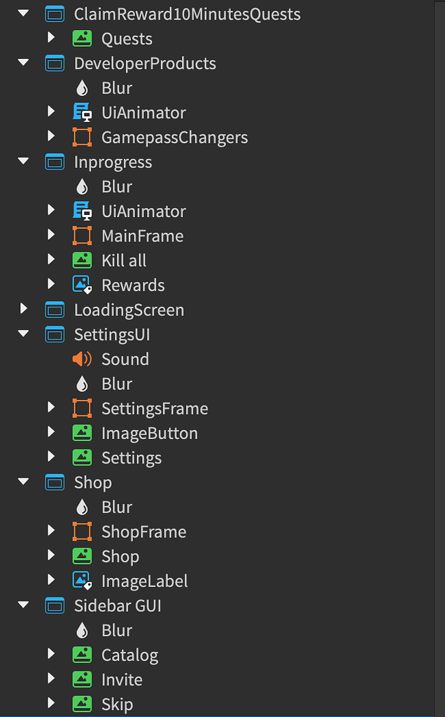 One GUI visible at a time - Scripting Support - Developer Forum | Roblox