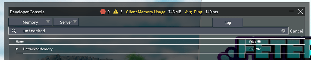 Untracked Memory - Scripting Support - Developer Forum | Roblox