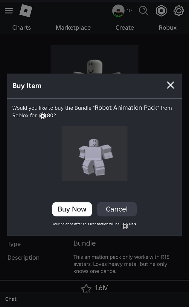 “Your balance after this transaction” coming up as NaN - Purchasing ...