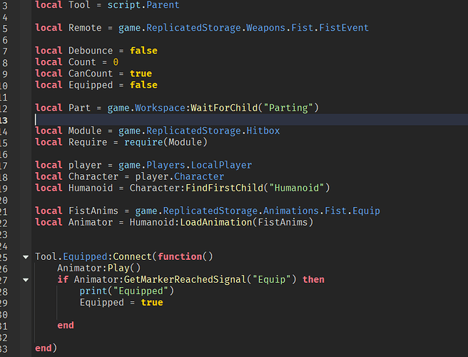 Getmarkerreachedsignal firing immediately despite the marker being at the end of the animation ...