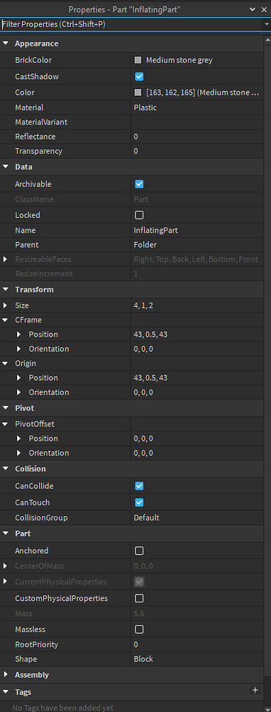 Touch event doesn't work when use tween - Scripting Support - Developer Forum | Roblox