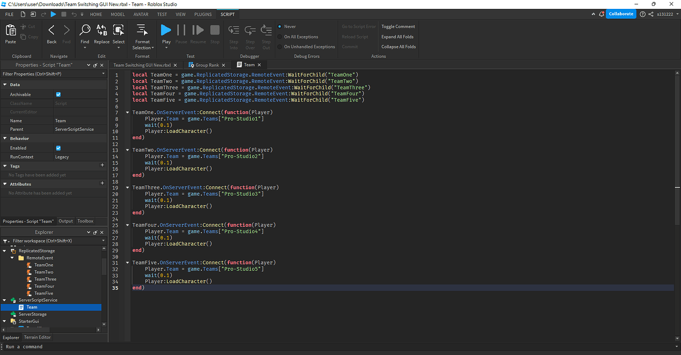 【Open-Source】 Team Switching GUI - Community Resources - Developer ...
