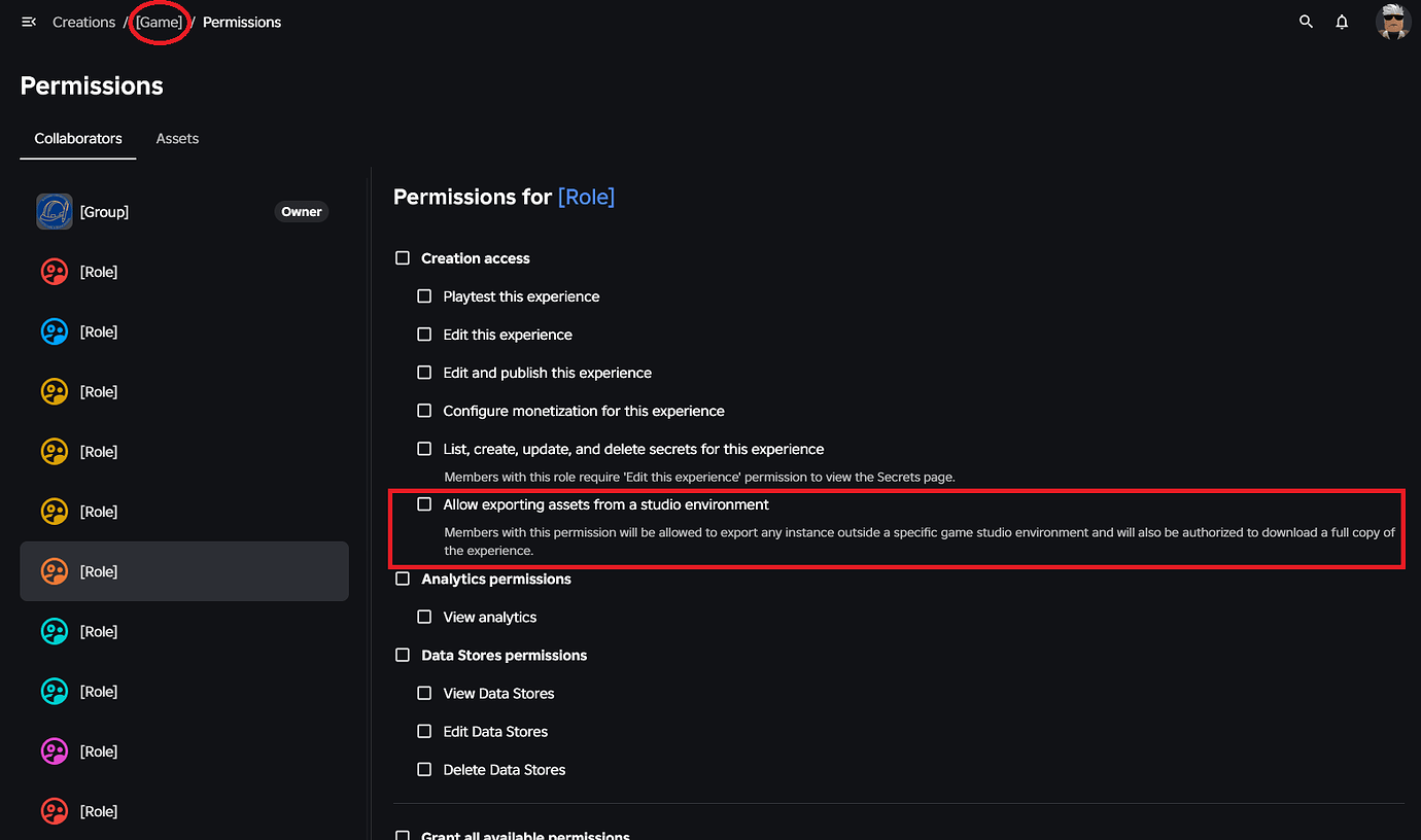 Lock "Download a copy" behind a new rank permission - Studio Features ...